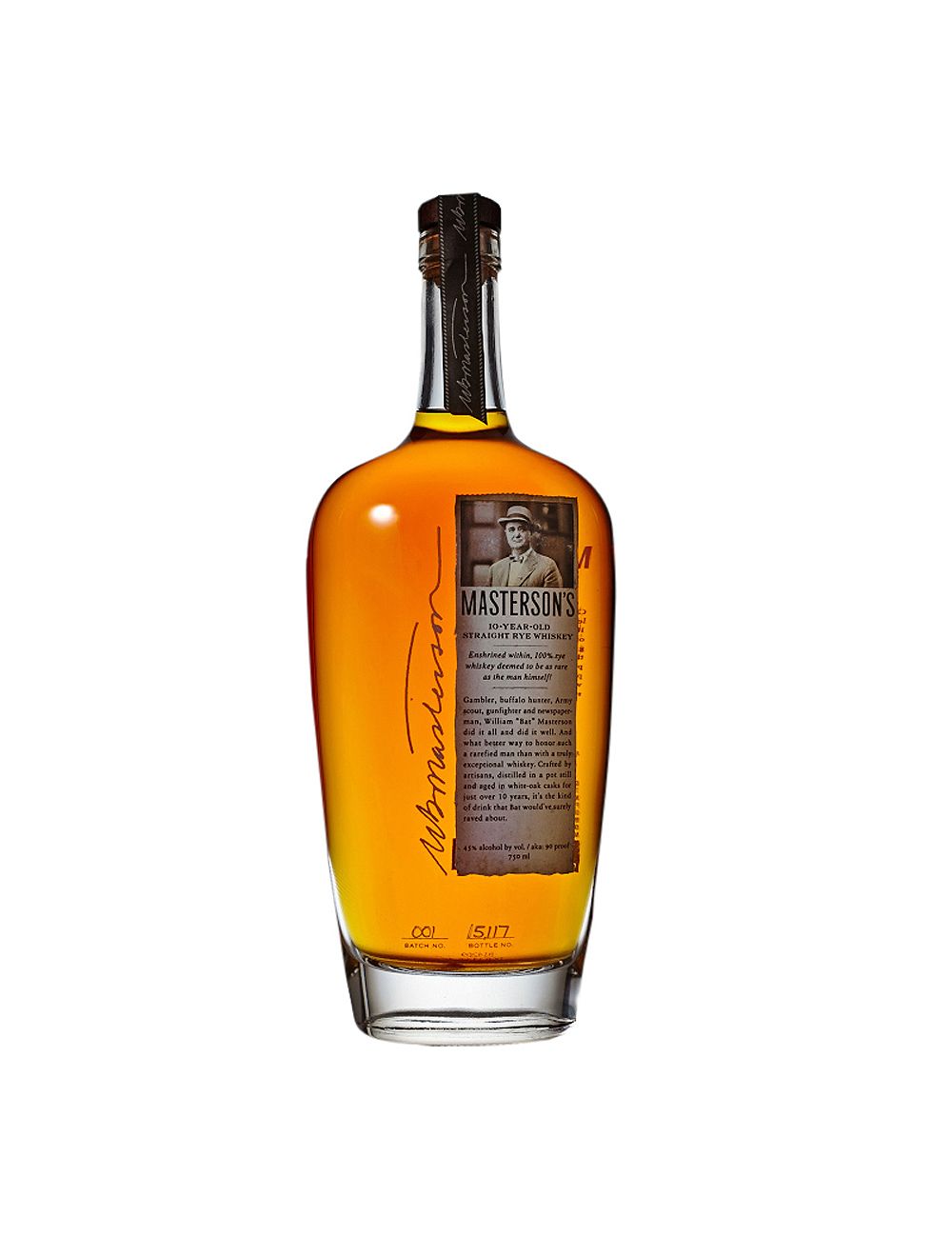 Masterson's 10 Year Old Rye 750mL | MyBottleShop