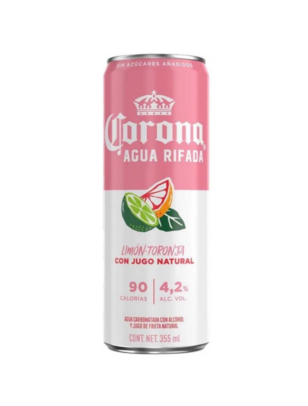 Corona Agua Rifada Seltzer Lemon Grapefruit 355mL (Case Of 24 ...