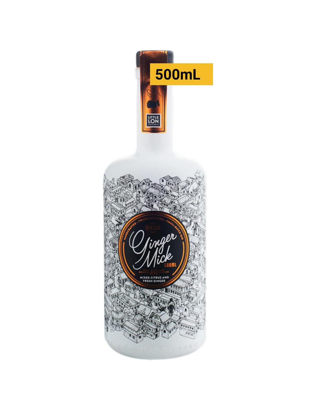 Little Lon Distilling Co Ginger Mick Gin 500mL | MyBottleShop