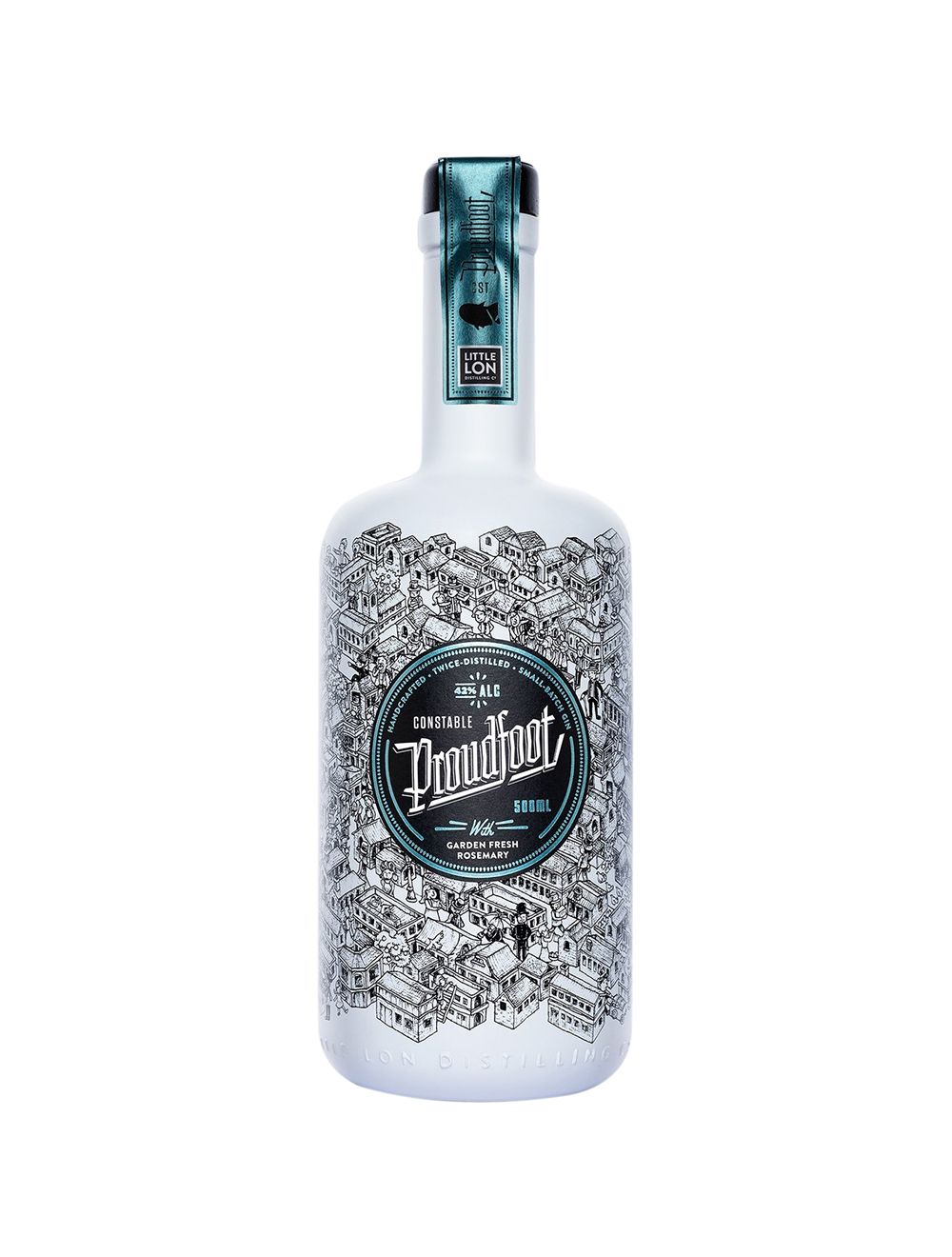 Little Lon Distilling Co Proudfoot London Dry Gin 500mL | MyBottleShop