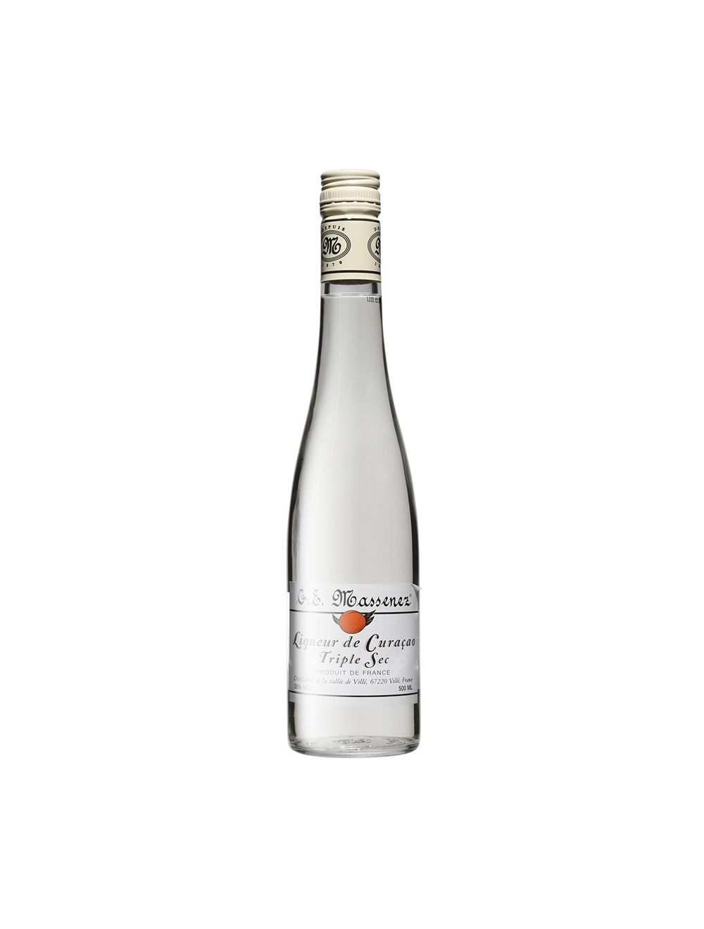Massenez Liqueur Dry Curacao (Triple Sec) 500mL | MyBottleShop
