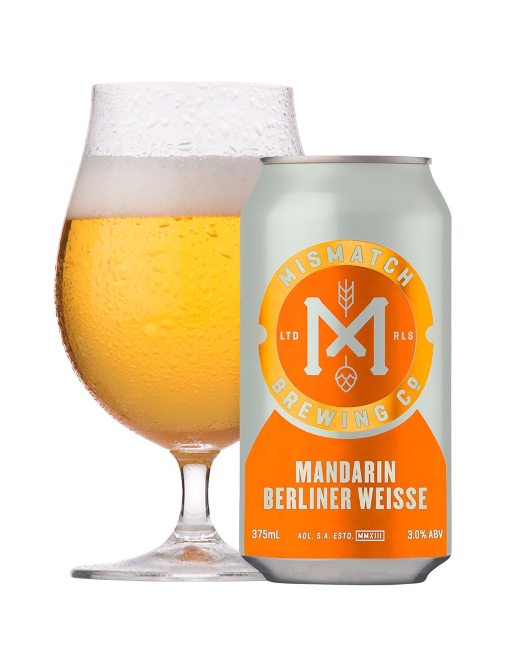 Mismatch Brewing Co Mandarin Berliner Weisse Cans 375mL (Case of 24 ...