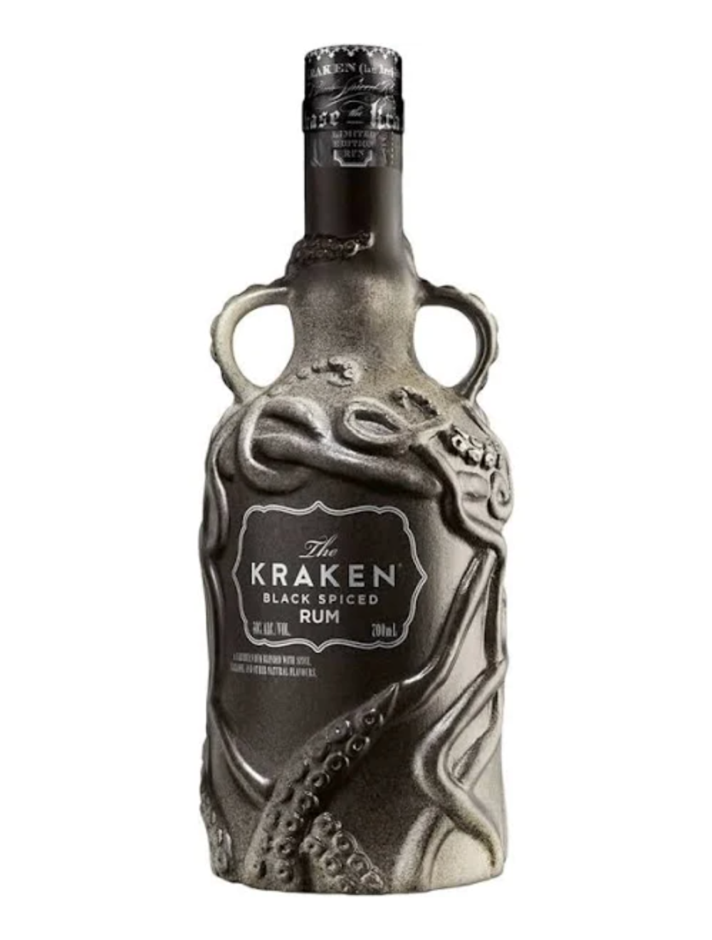 The Kraken Limited Edition Black Wade Ceramic Bottle 700mL | MyBottleShop