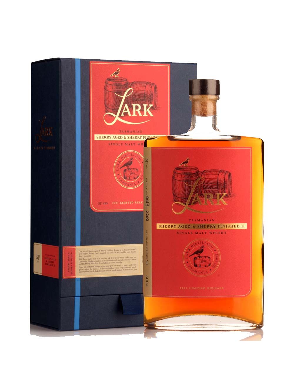 Lark Sherry Aged & Sherry Finished II 2021 500mL | MyBottleShop
