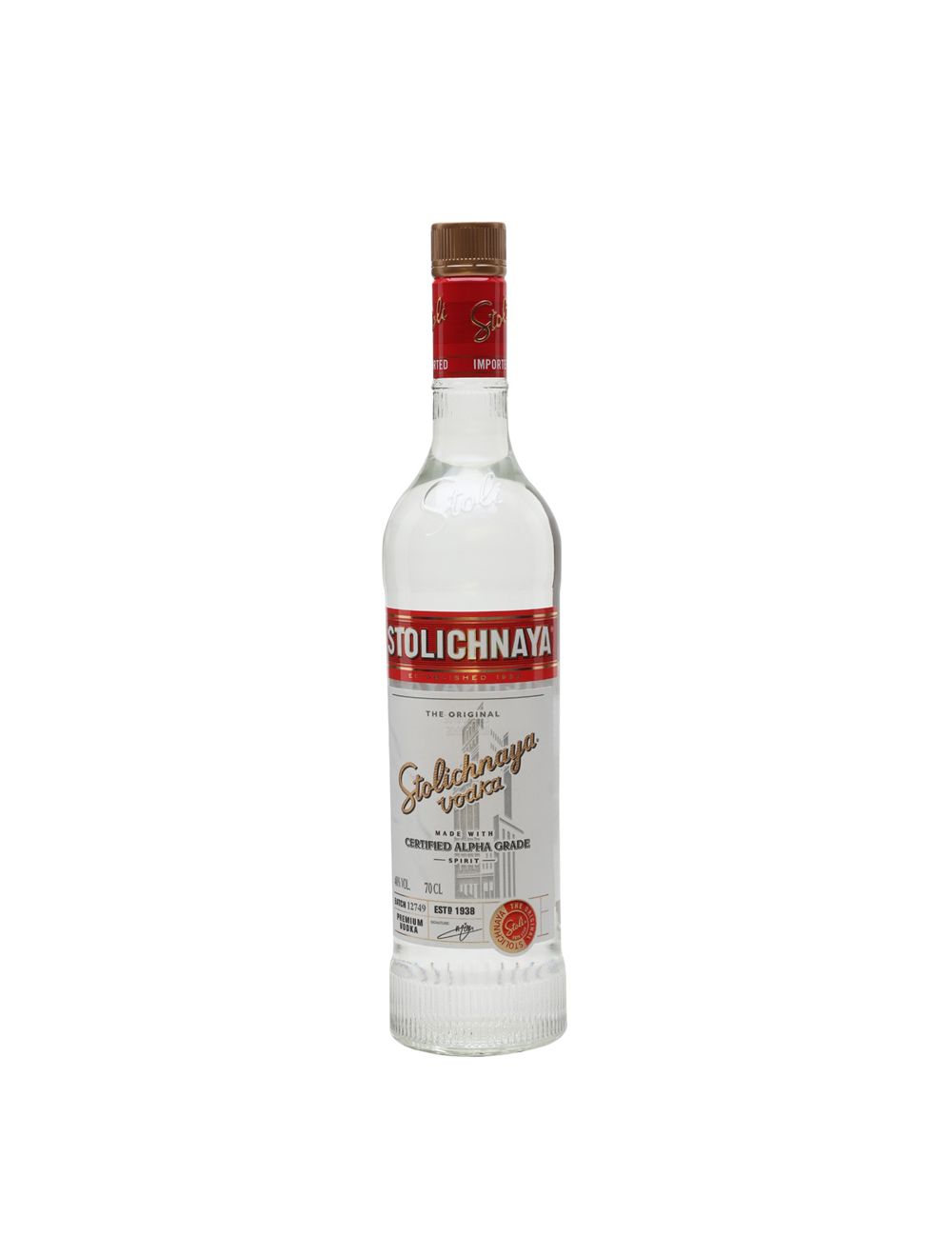 Stolichnaya Red Vodka 1L | MyBottleShop