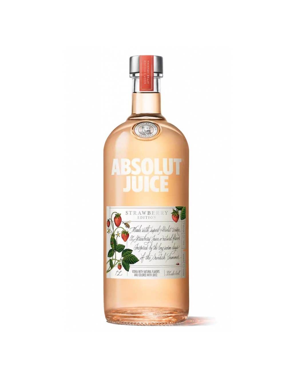 Absolut Strawberry Juice Edition Vodka 500mL | MyBottleShop
