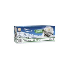 Canadian Club & Dry Zero Cans 375mL (10 Pack) | MyBottleShop