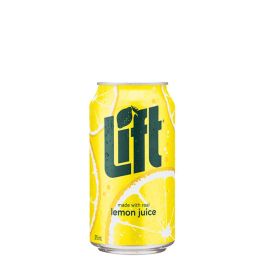 Lift Lemon 375mL Can (Case of 24) | MyBottleShop